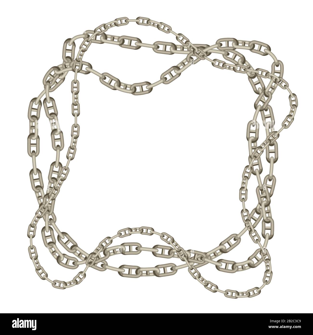 Weaving chains Stock Vector Images - Alamy