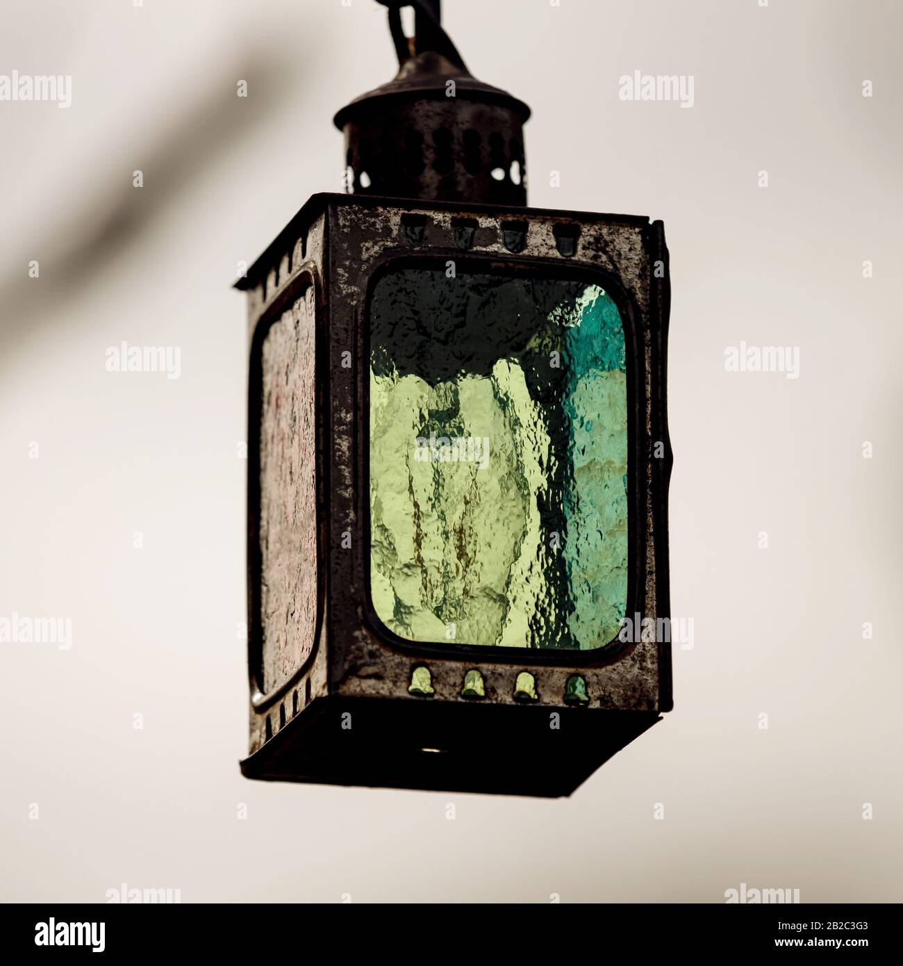 Classic old street lamp. History and culture. Sunny day Stock Photo - Alamy