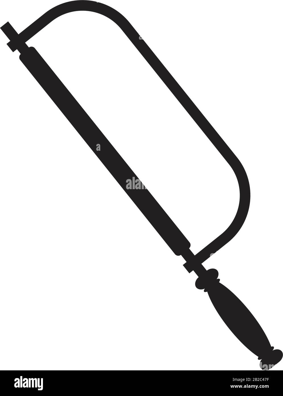 Hacksaw icon template black color editable. Hacksaw icon symbol Flat ...