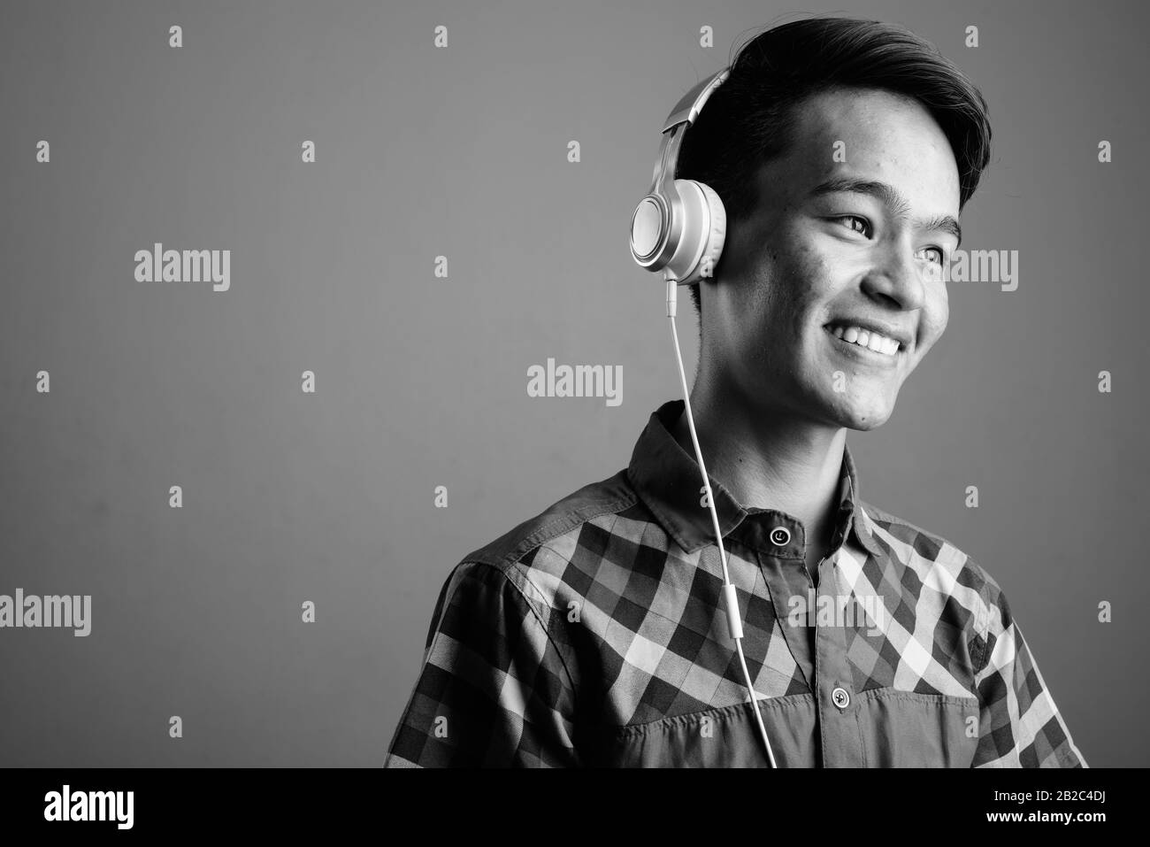 Asian teen boy portrait Black and White Stock Photos & Images - Alamy