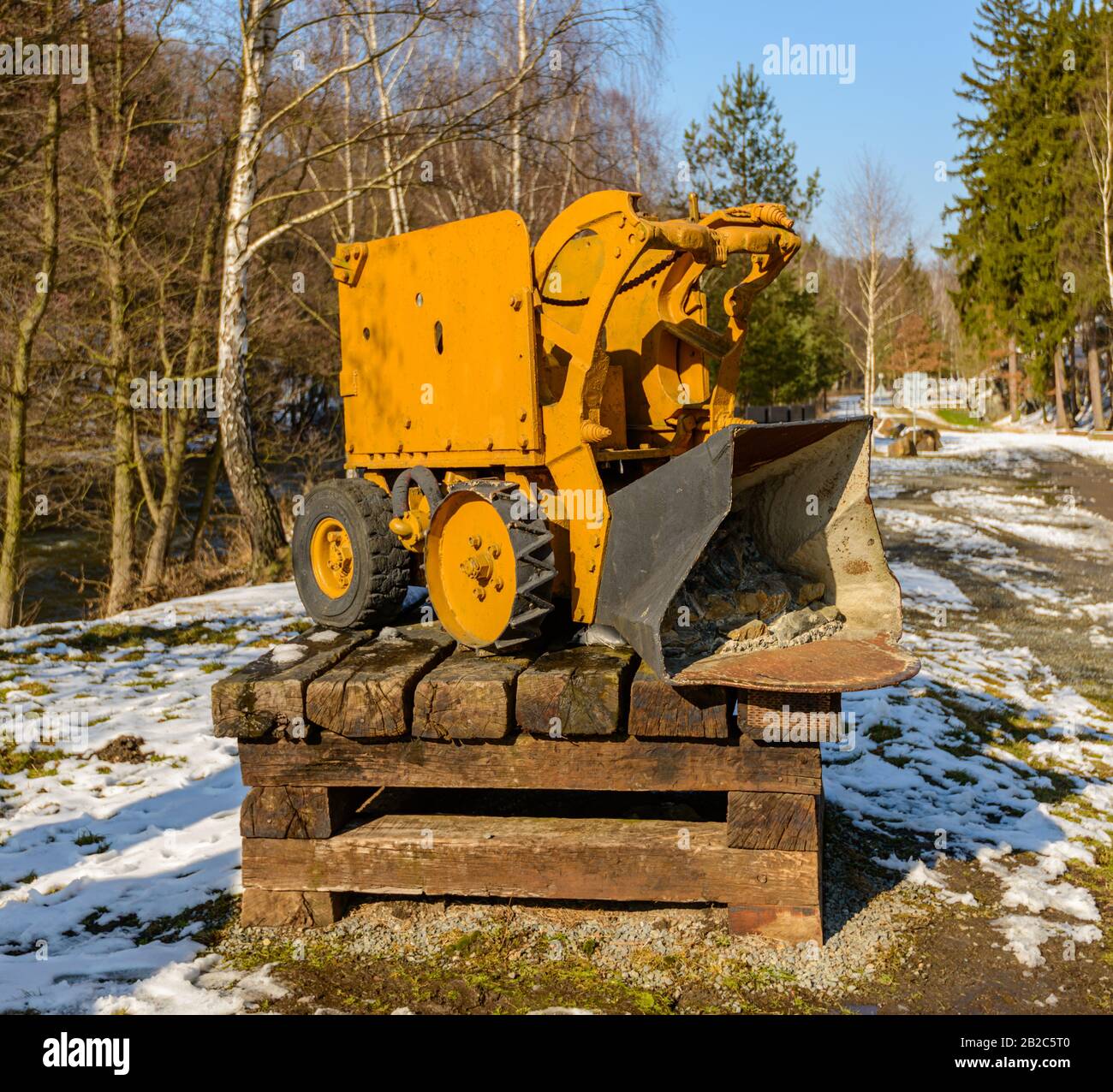 Wheel loader vintage hi-res stock photography and images - Alamy