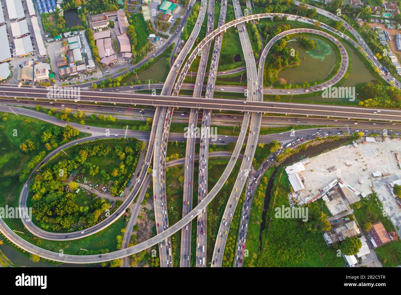 Houston night aerial hi-res stock photography and images - Alamy