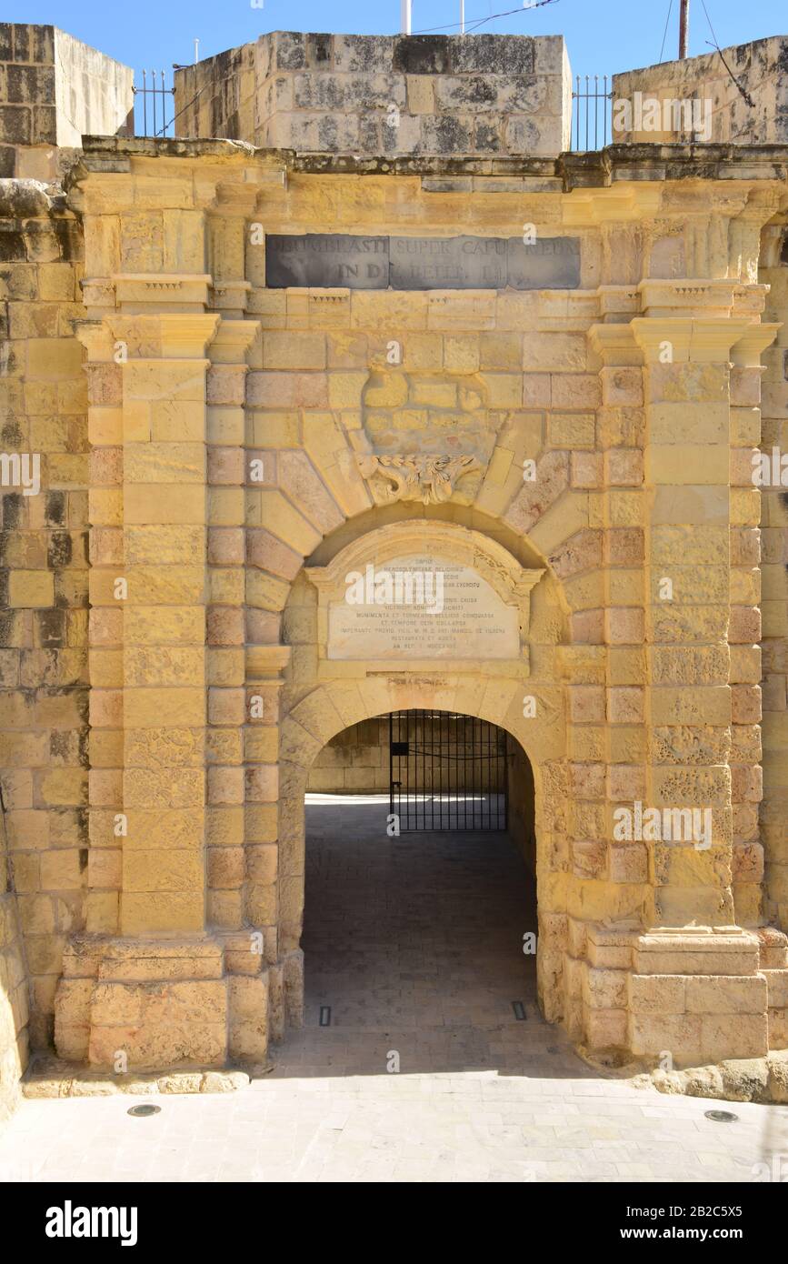 Fort St Angelo in Malta Stock Photo - Alamy