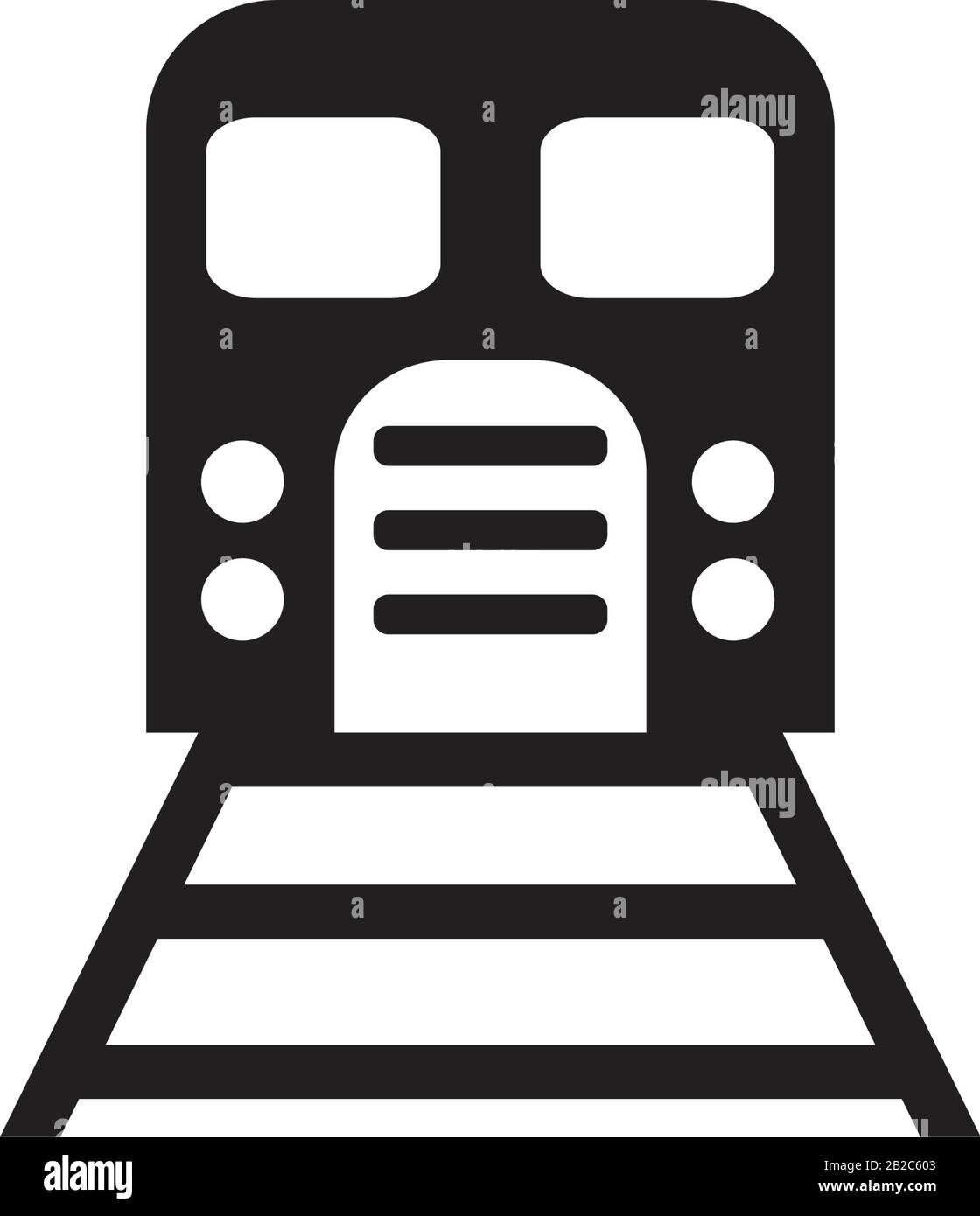 Train icon template black color editable. Train icon symbol Flat vector ...