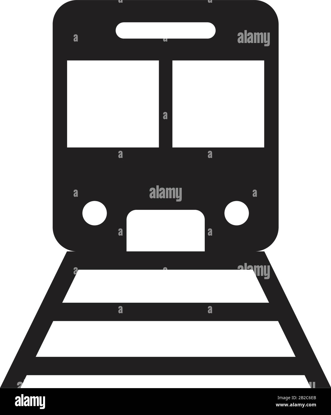 Train icon template black color editable. Train icon symbol Flat vector ...