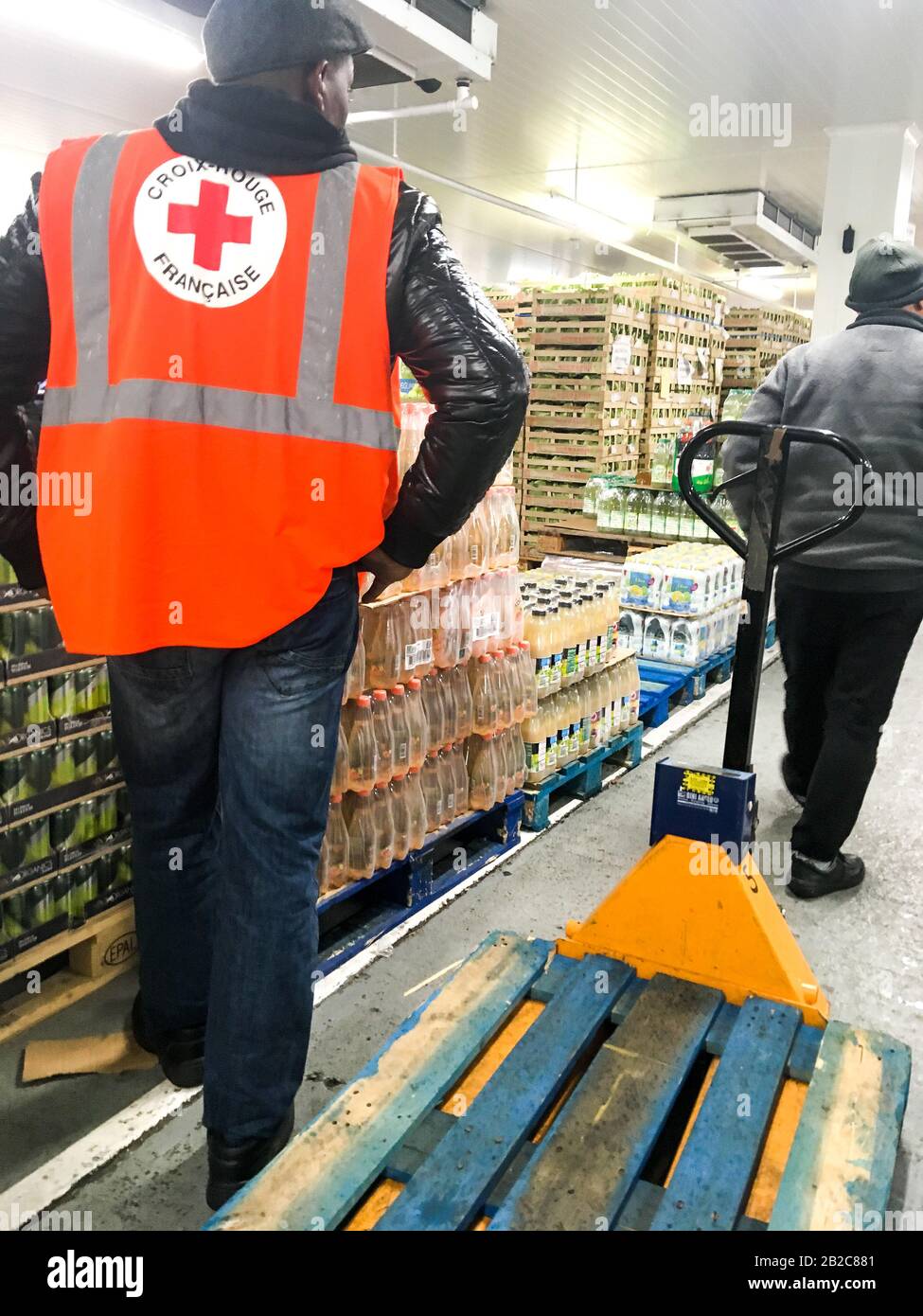Food Bank, France Stock Photo - Alamy