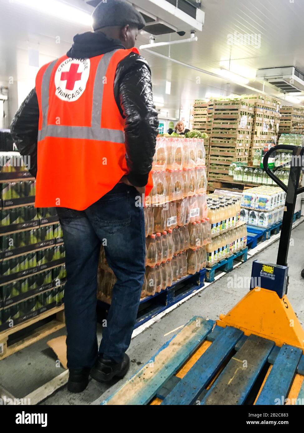 Food Bank, France Stock Photo - Alamy