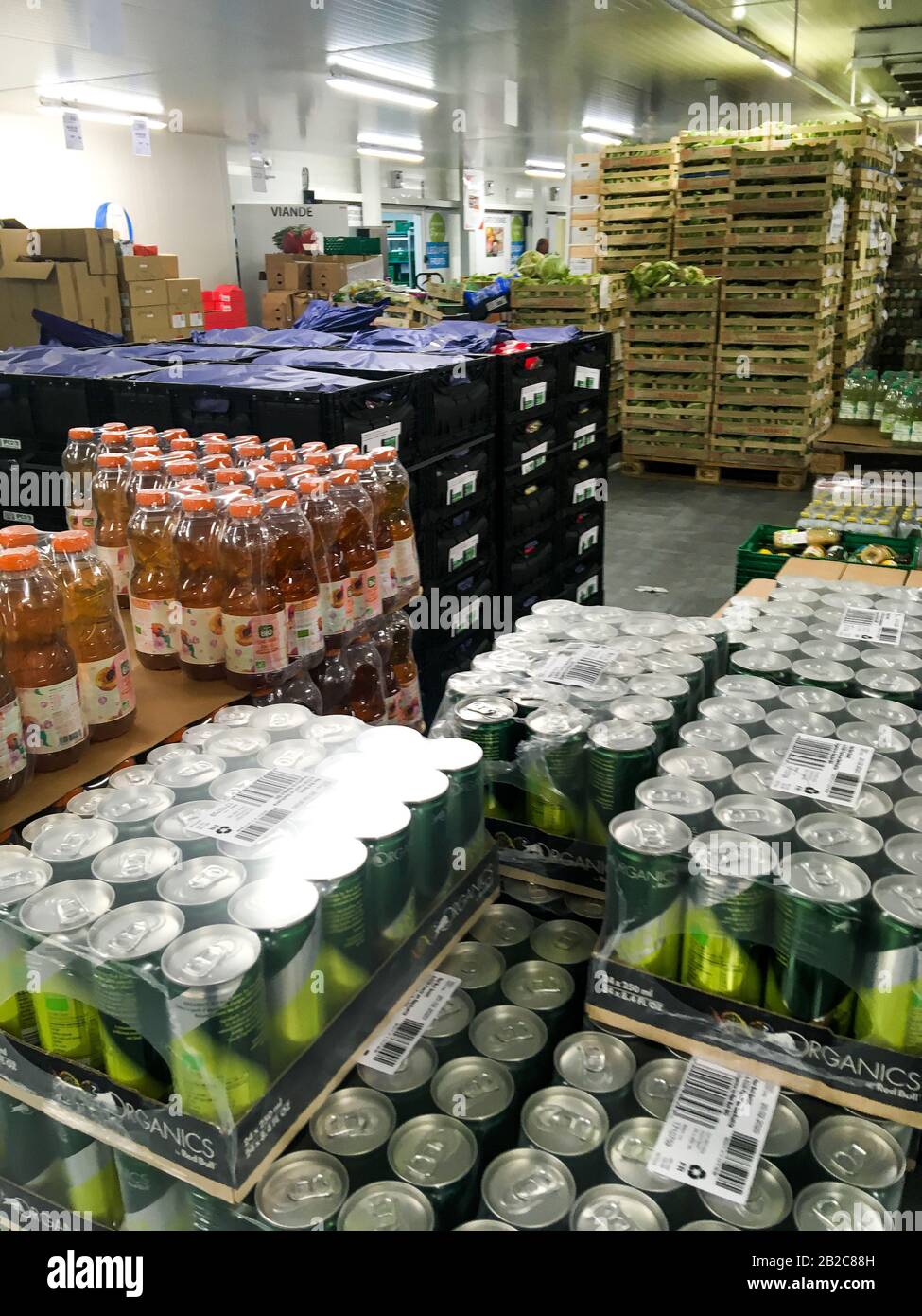 Food Bank, France Stock Photo - Alamy