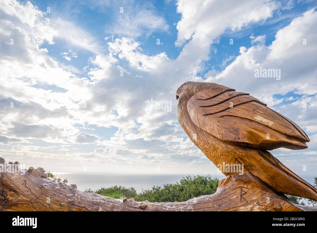 Sunset Seat carving above Torrey Pines State Beach. Del Mar, CA, USA ...