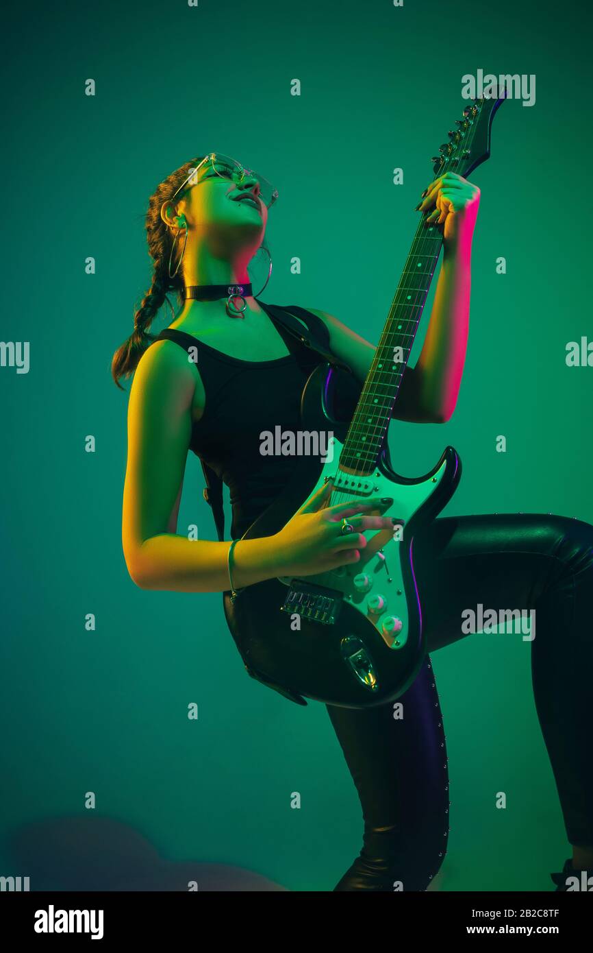 Female Classical Guitarist