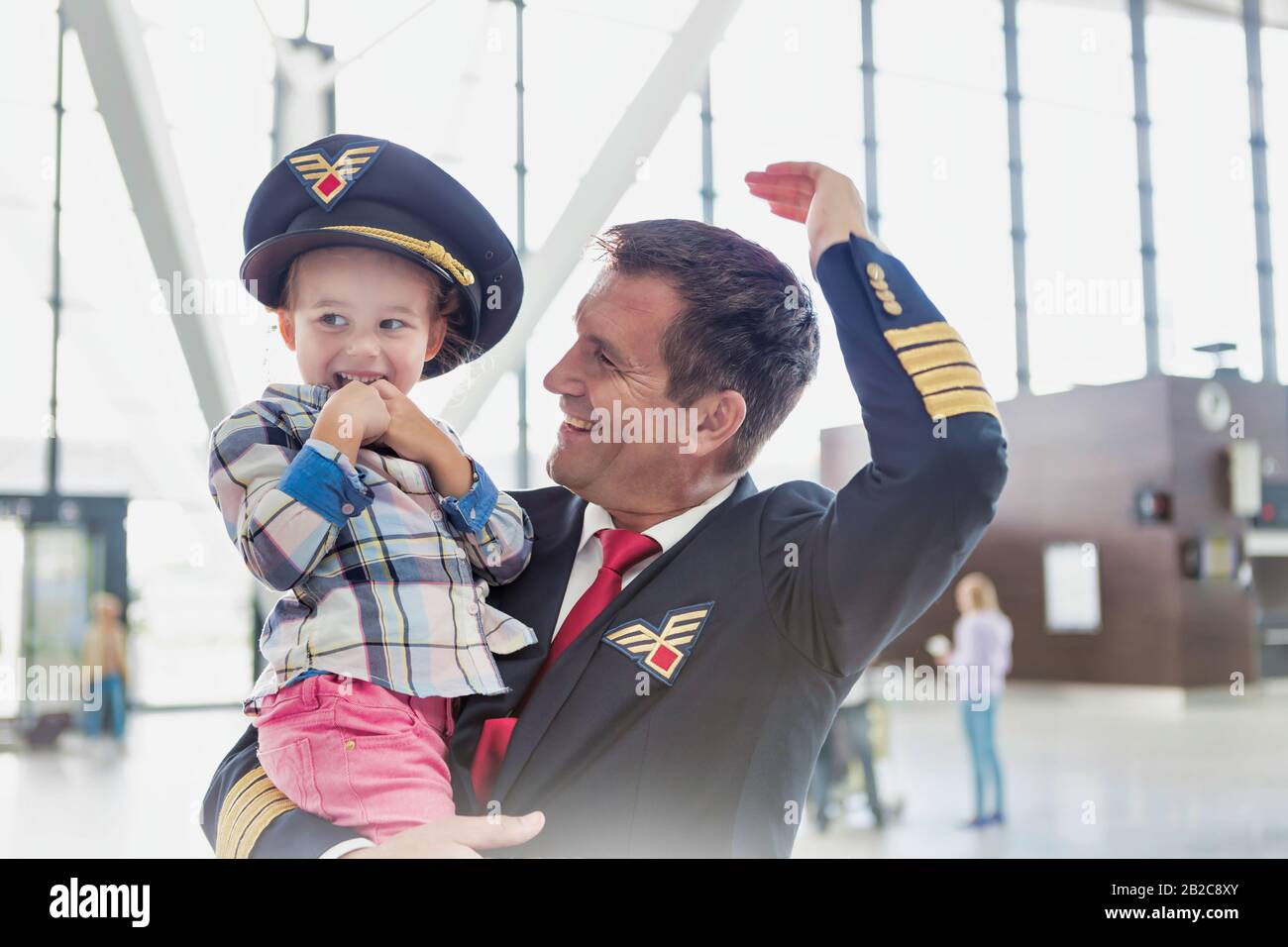 Child airport pilot hi-res stock photography and images - Alamy