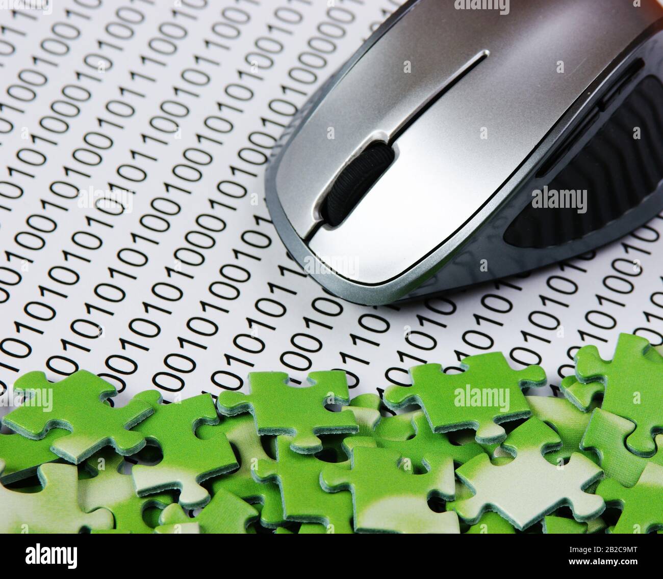 Number system jigsaw hi-res stock photography and images - Alamy