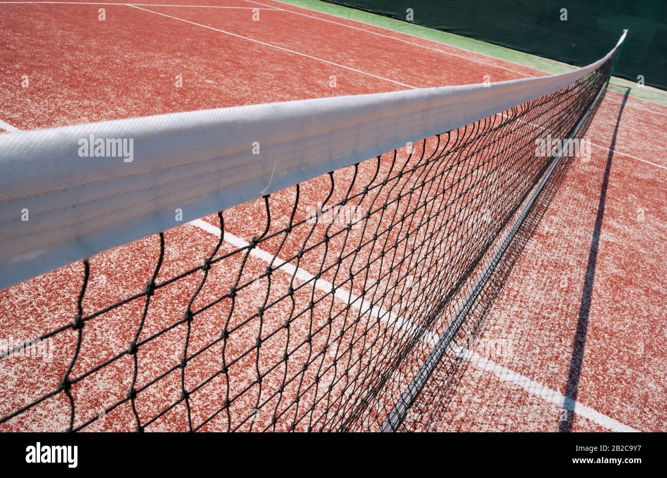 Tennis Court Net Close up Stock Photo - Alamy