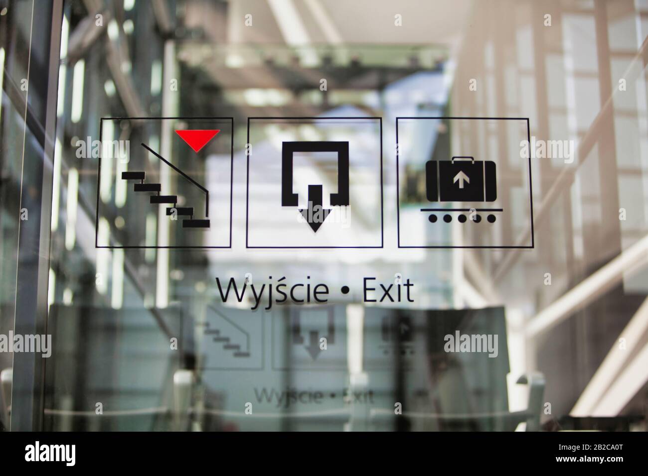 Boarding exit hi-res stock photography and images - Alamy