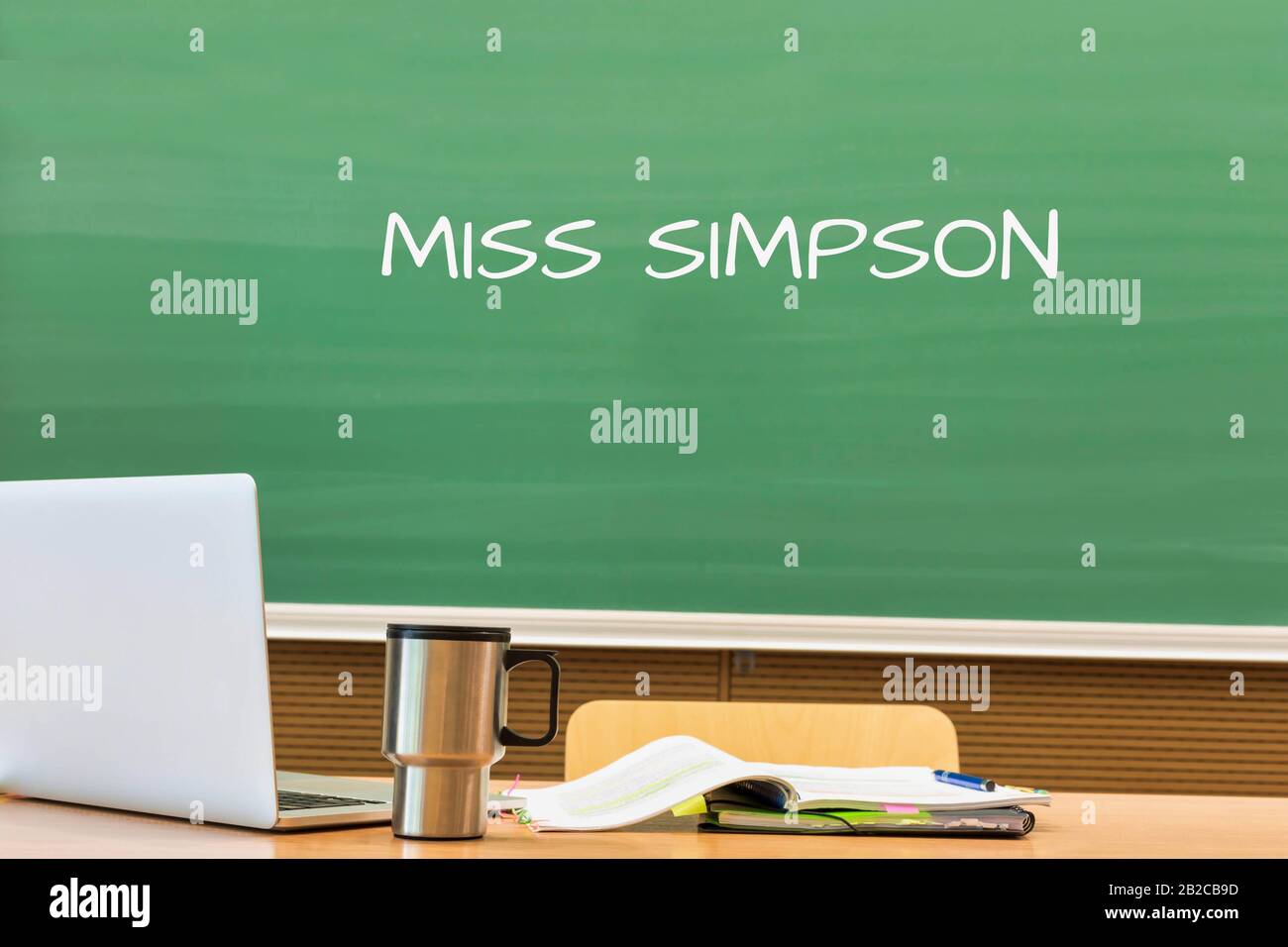 Teacher miss simpson hi-res stock photography and images - Alamy
