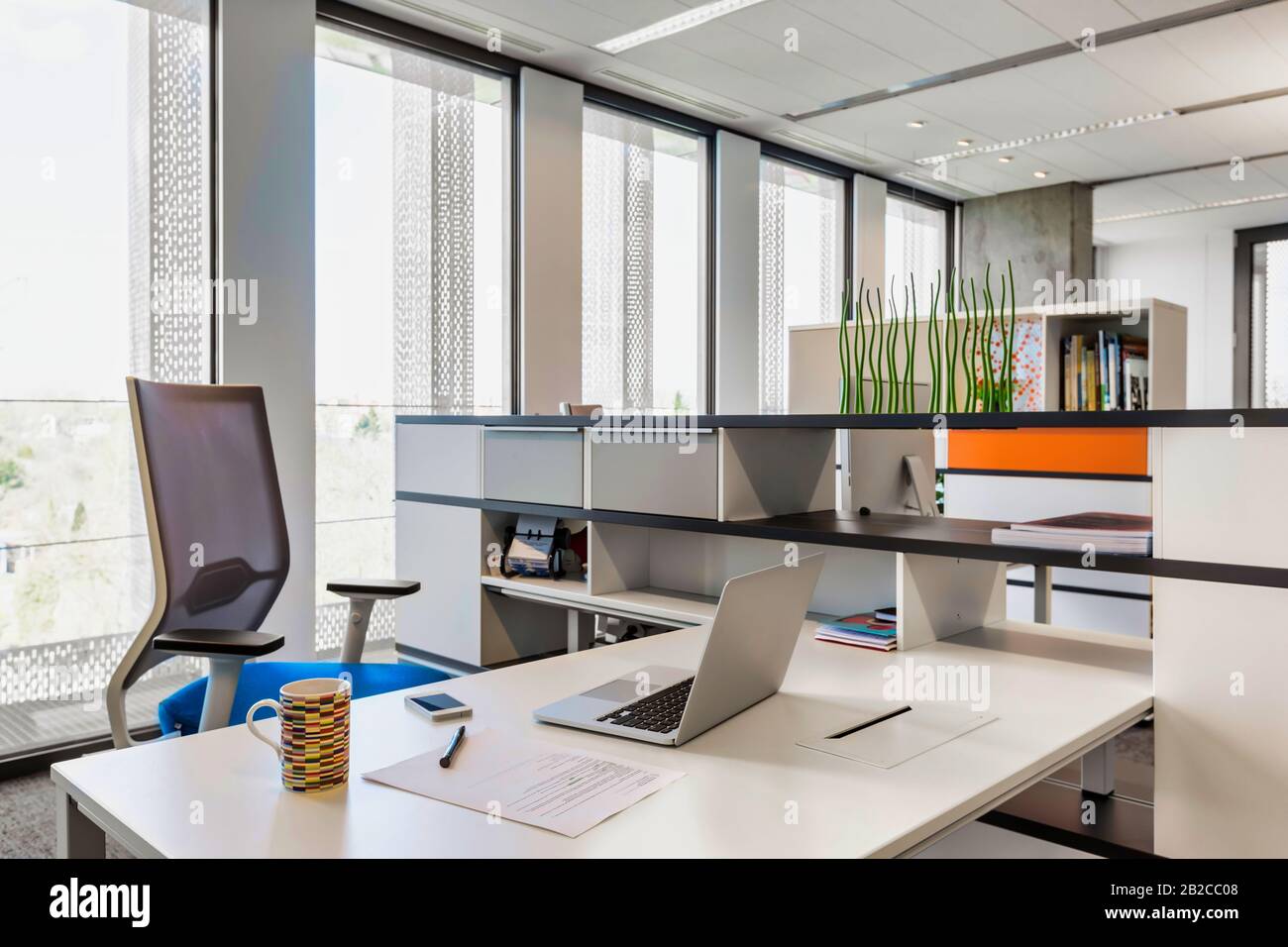 Photo of modern office Stock Photo - Alamy