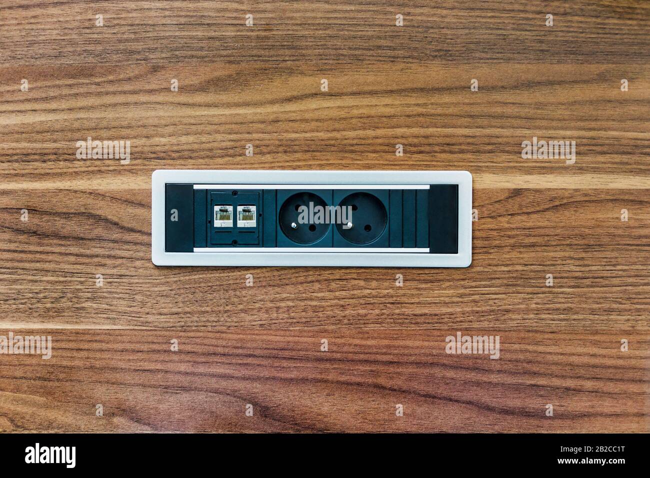 Photo of outlet plug in office Stock Photo - Alamy