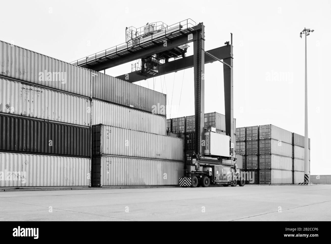 Air freight terminal Black and White Stock Photos & Images - Alamy