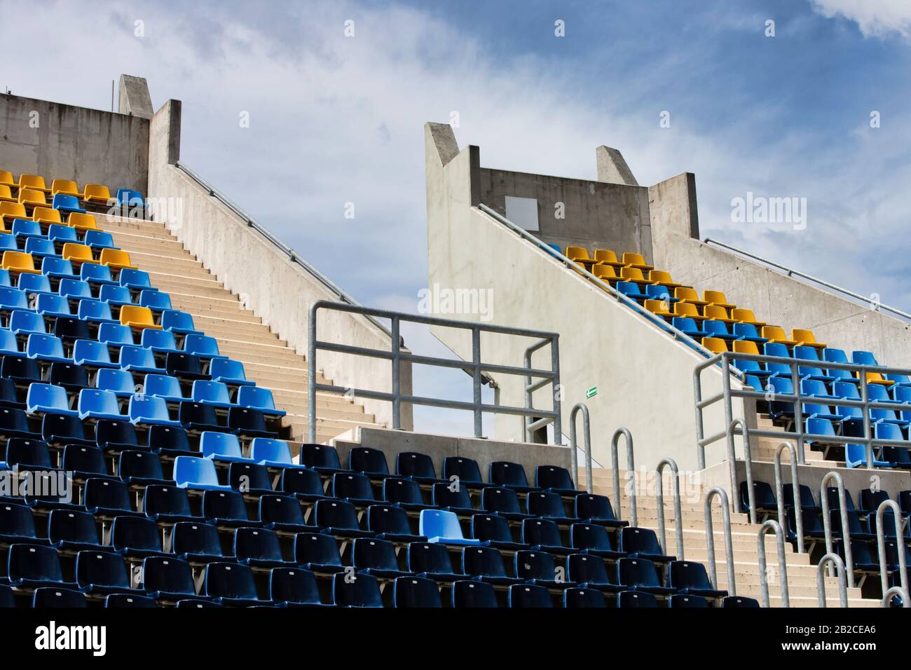 Photo of stadium seats Stock Photo - Alamy