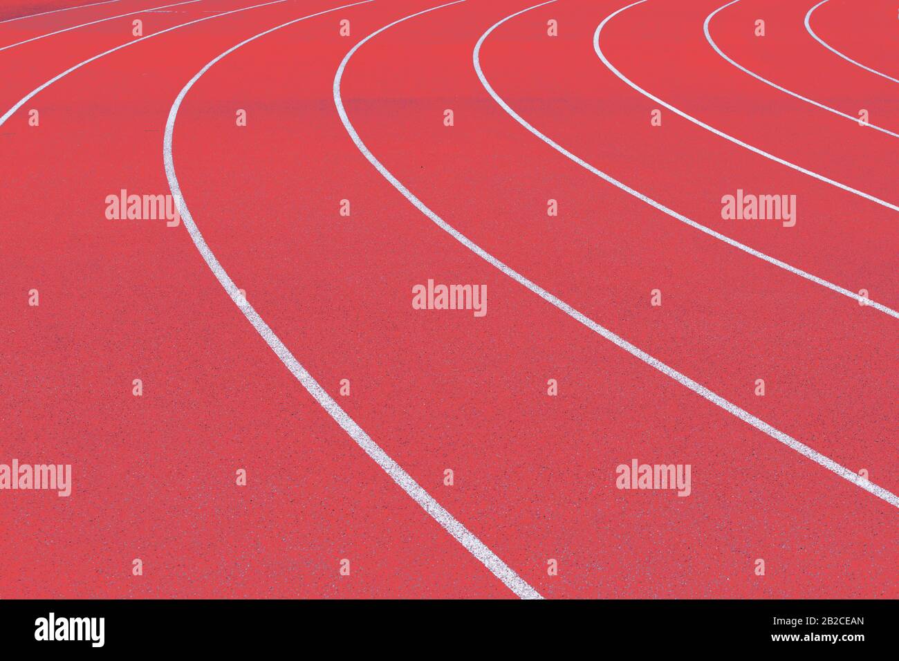 Photo of red stadium tracks Stock Photo - Alamy