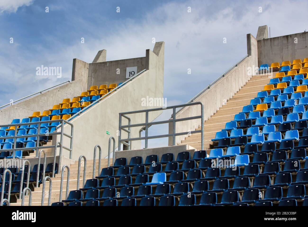 Photo of stadium seats Stock Photo - Alamy
