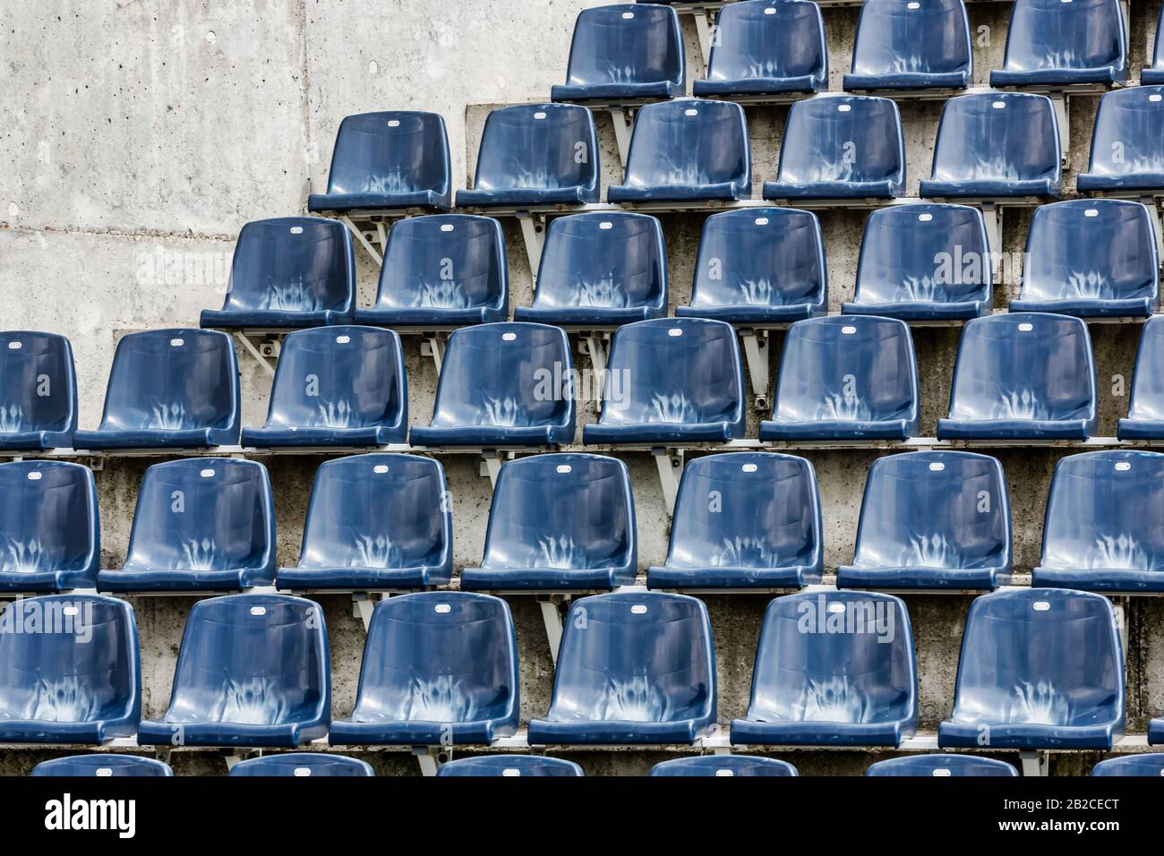 Photo of stadium seats Stock Photo - Alamy