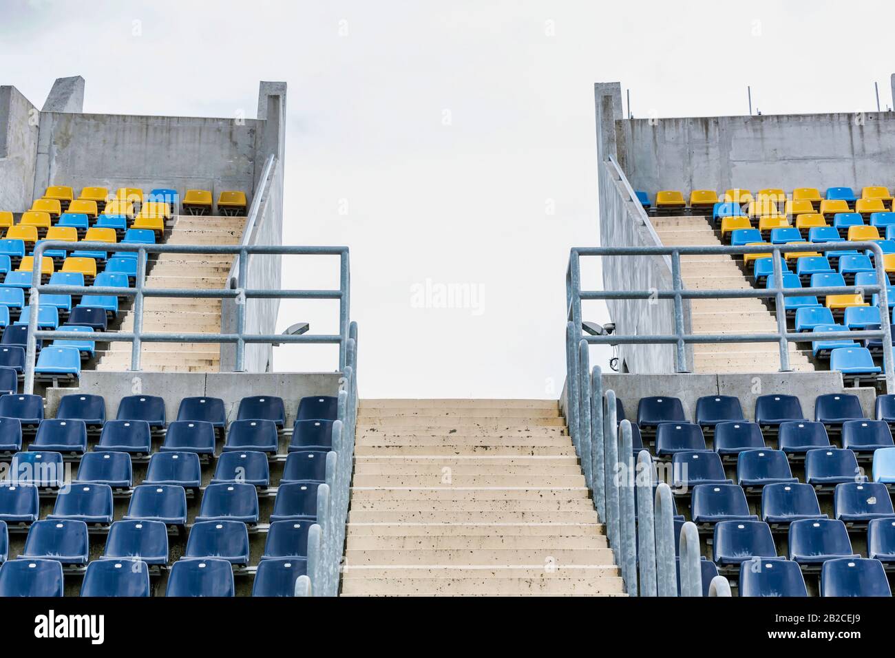 Photo of stadium seats Stock Photo - Alamy