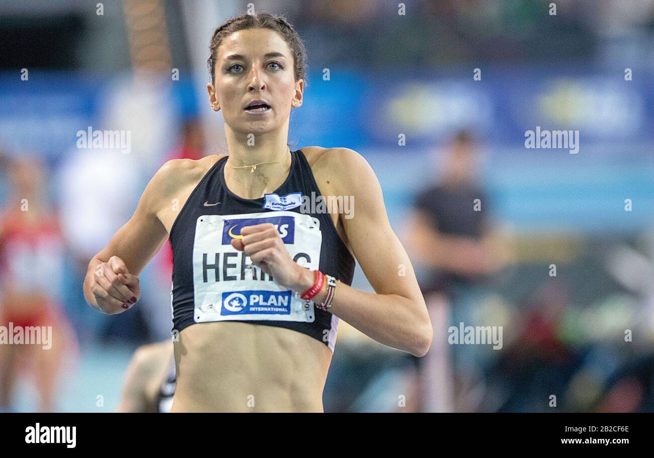 Leipzig, Germany. 23rd Feb, 2020. Athletics/hall: German championship ...