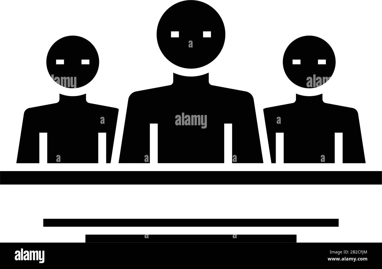 Main person black icon, concept illustration, vector flat symbol, glyph ...