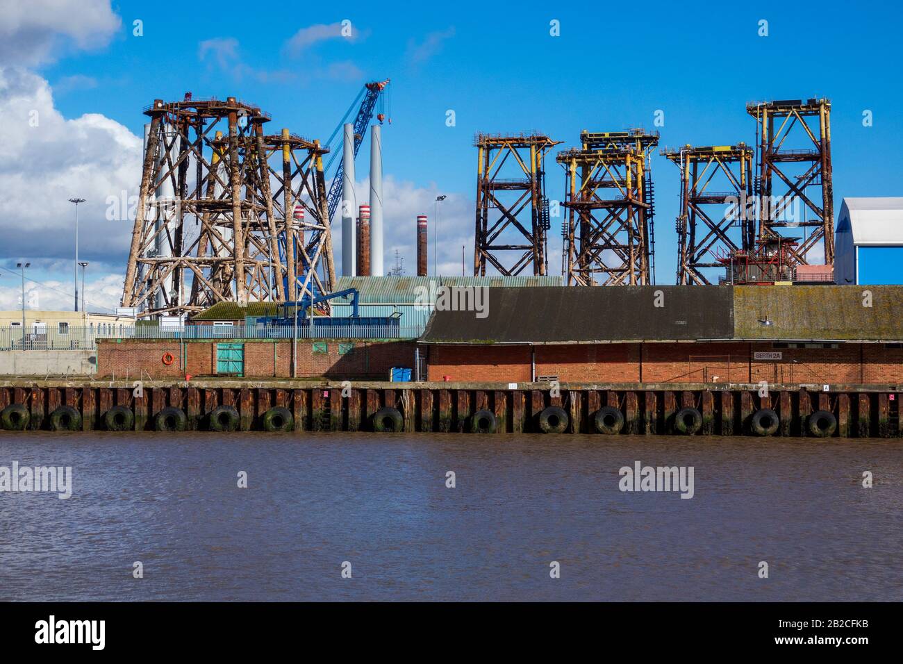 offshore platform decommissioning facility in Great Yarmouth Stock ...