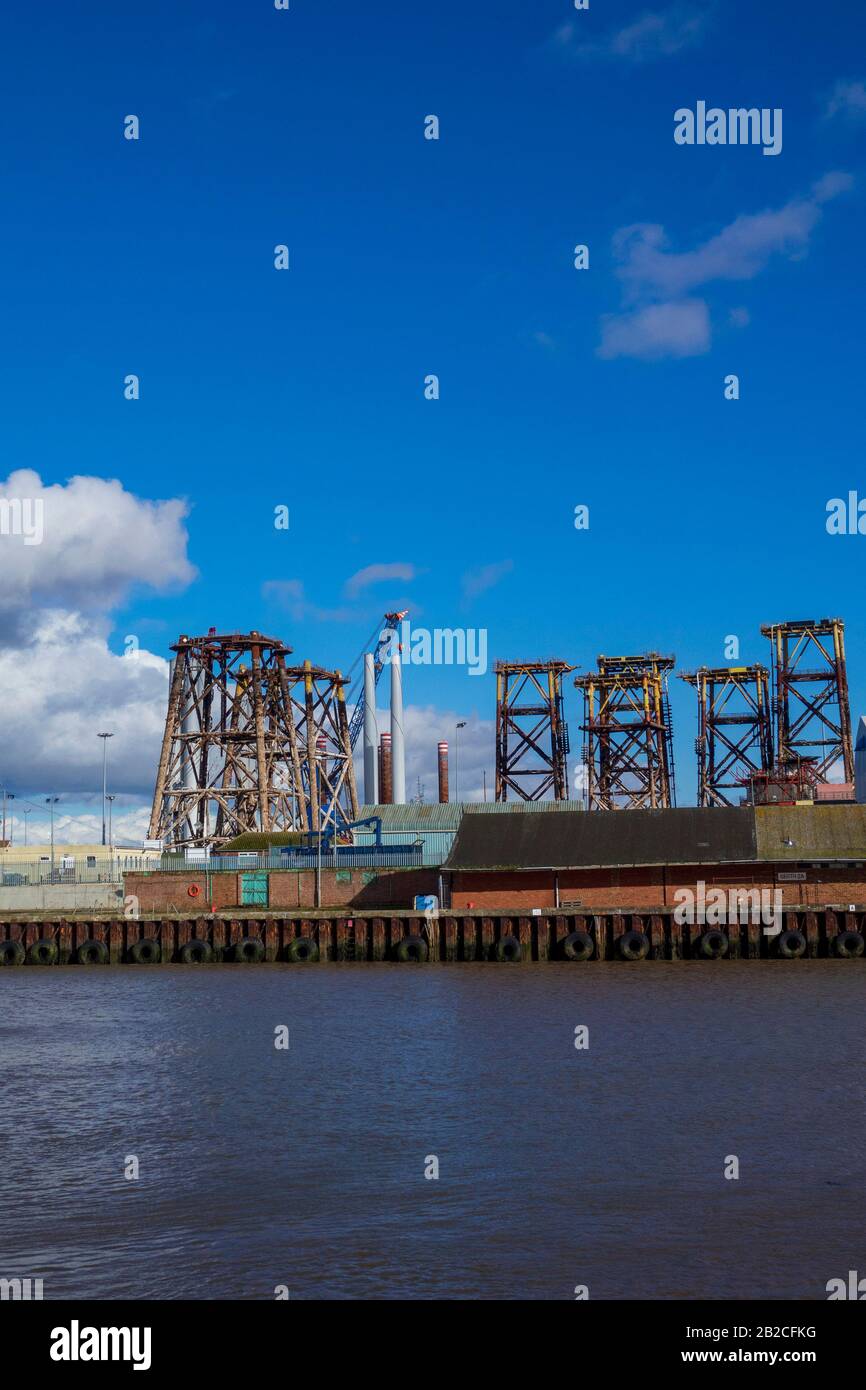 offshore platform decommissioning facility in Great Yarmouth Stock ...