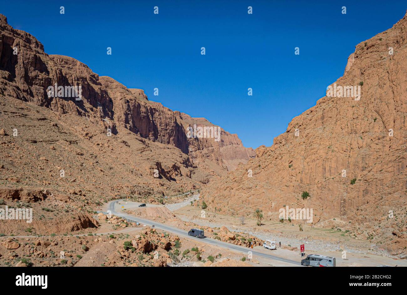 The majestic Toudgha Gorges (Toudgha valley) in the southeast Morocco ...