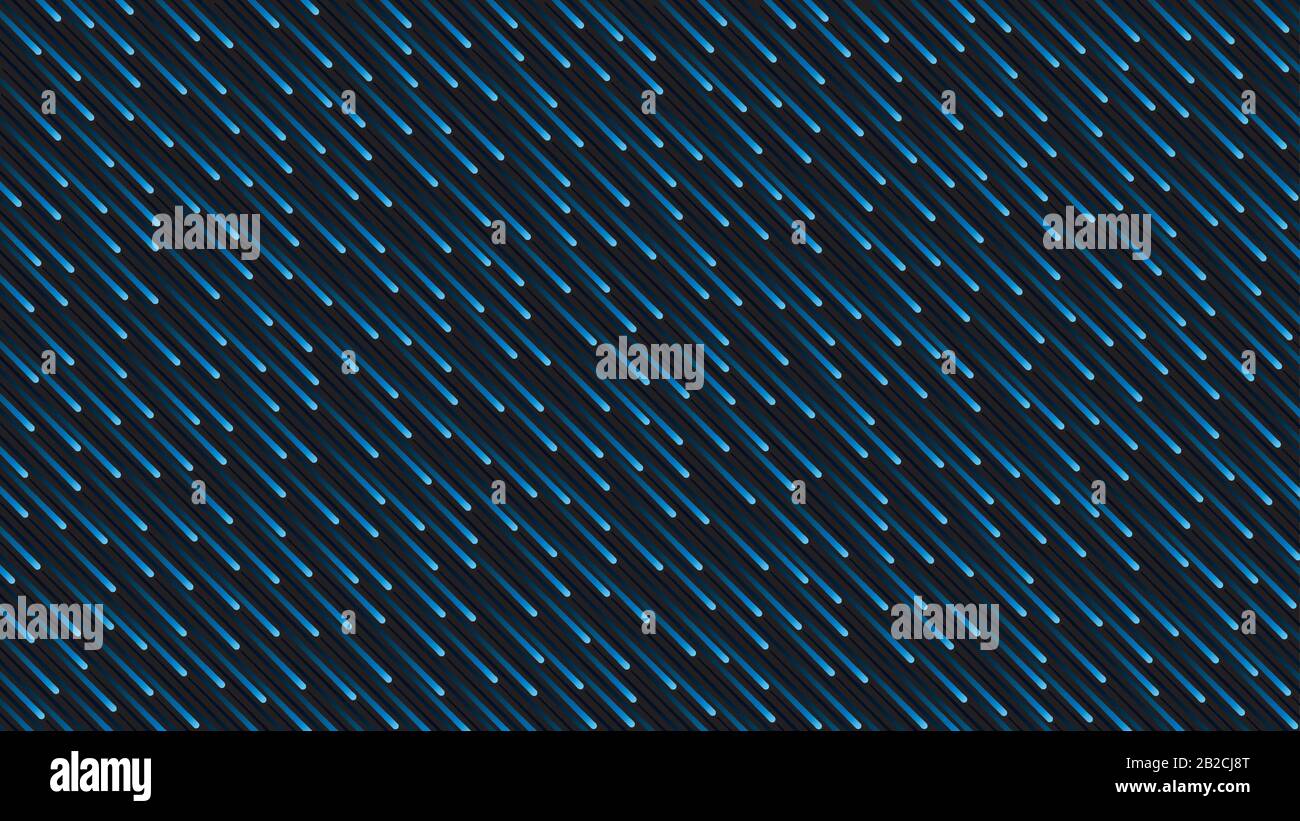 Dark blue cosmic rain of glowing lines. HD 16x9 vector pattern Stock ...