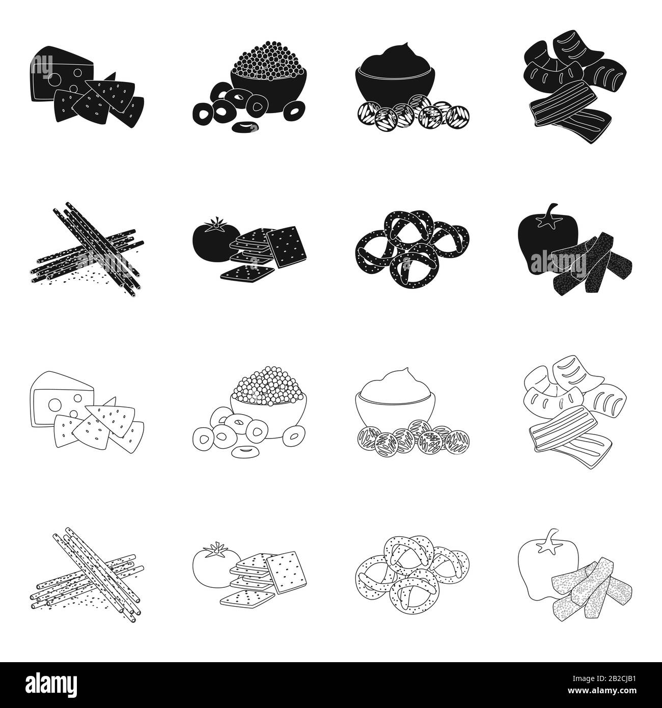 Vector design of taste and seasonin logo. Collection of taste and ...