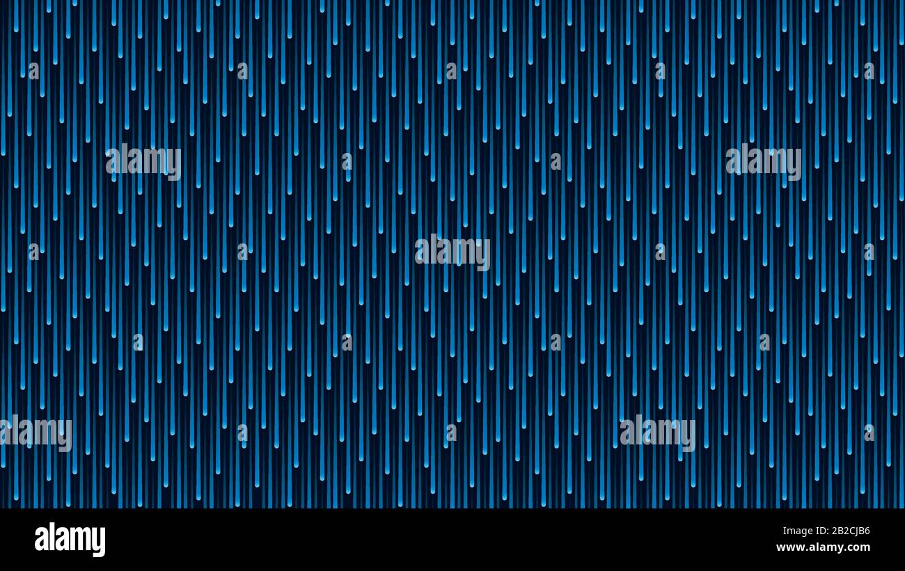 Dark blue cosmic rain of glowing lines. HD 16x9 vector pattern Stock ...