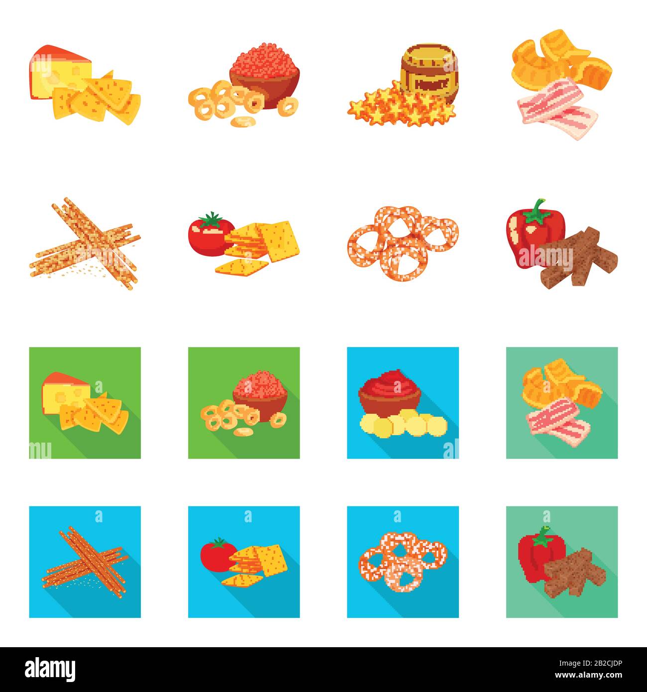 Isolated object of taste and seasonin logo. Collection of taste and ...