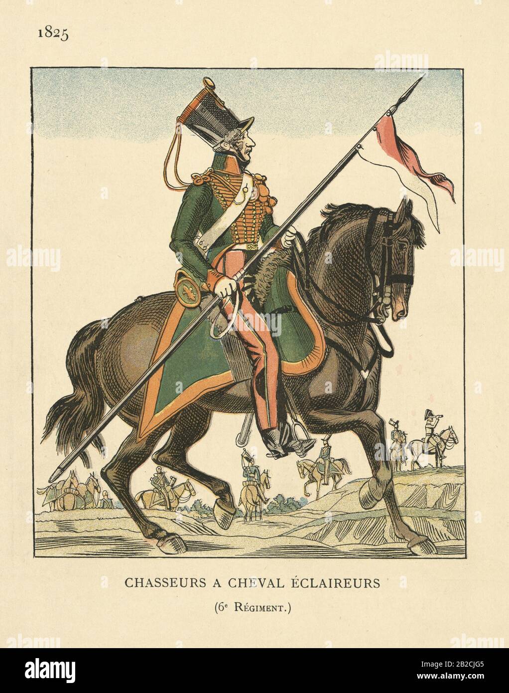 French soldiers, French army, Cavalry, Chasseurs a cheval eclaireurs ...