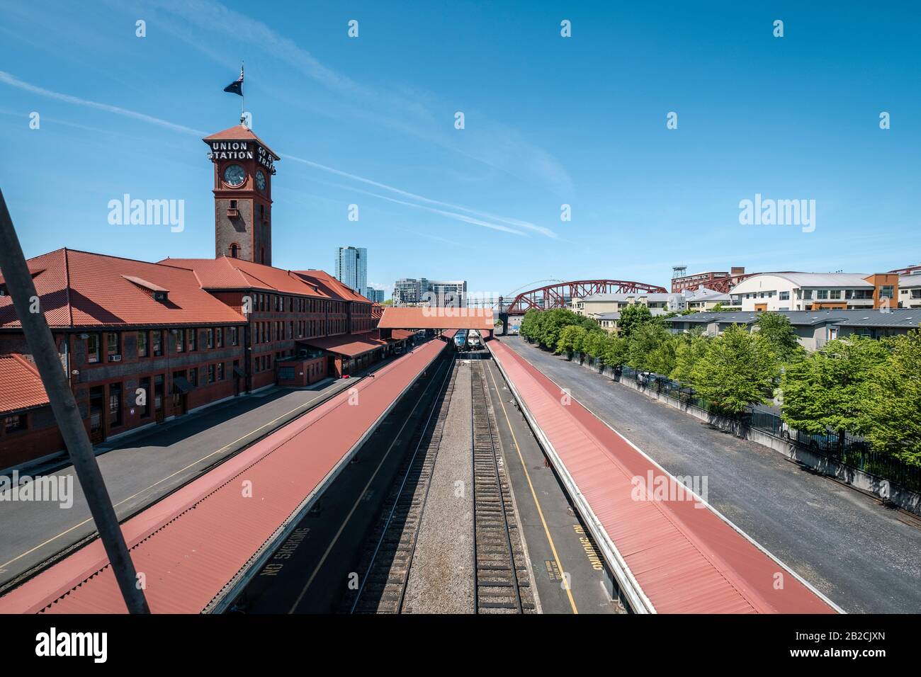 Portland transit train in hi-res stock photography and images - Alamy