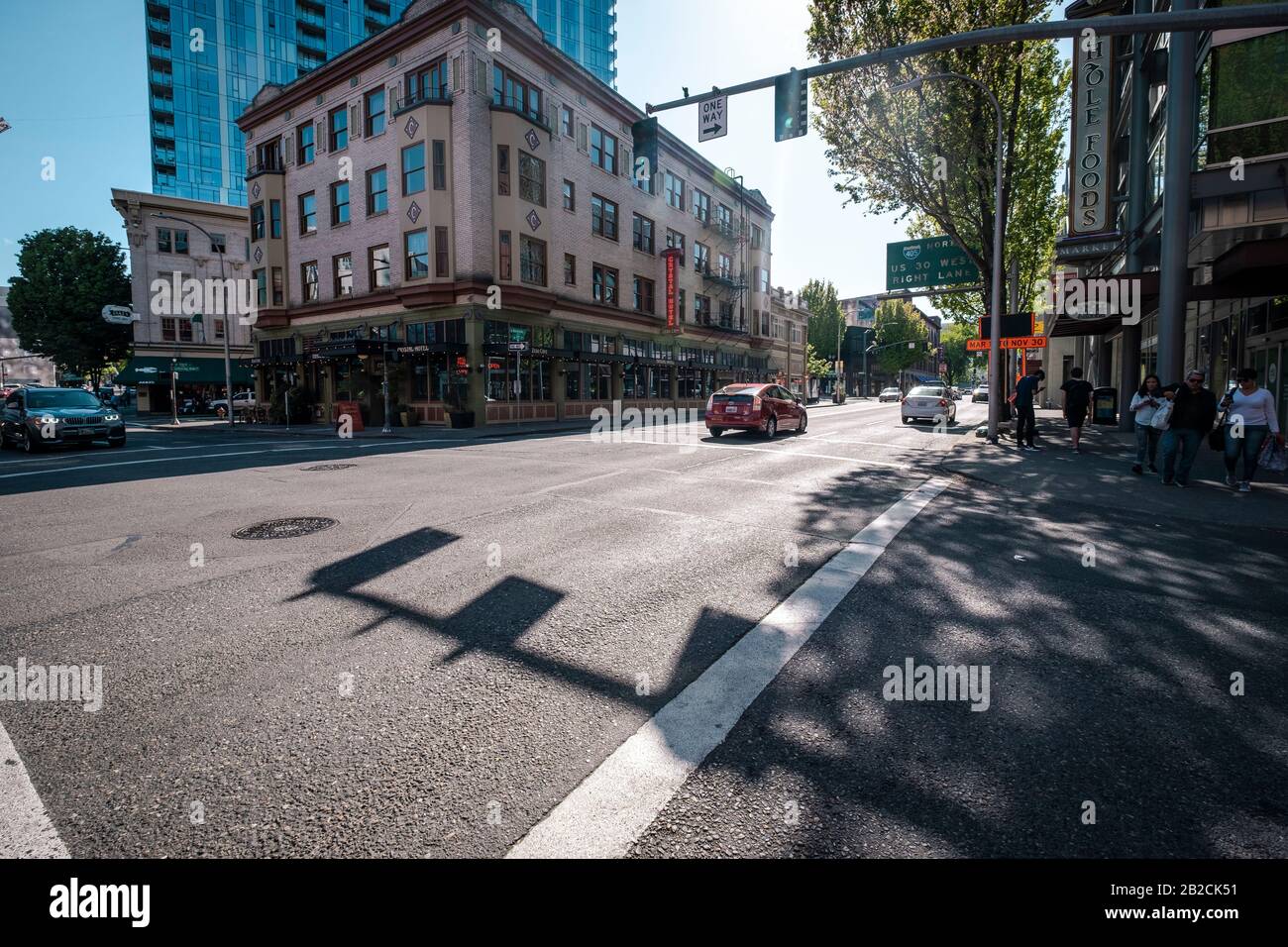 Walking the streets of Portland, Oregon Stock Photo - Alamy