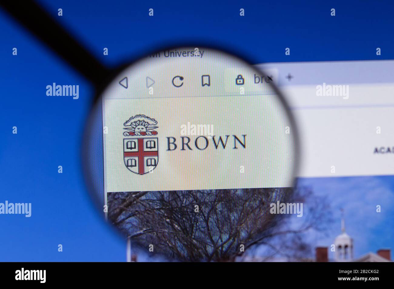 Brown university logo hi-res stock photography and images - Alamy