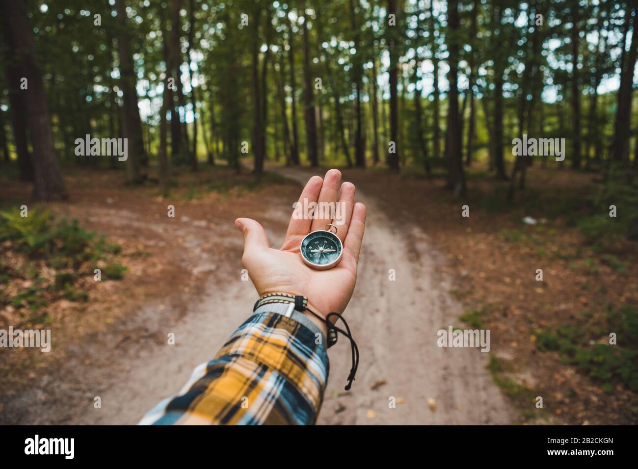 Hiking compass hi-res stock photography and images - Alamy