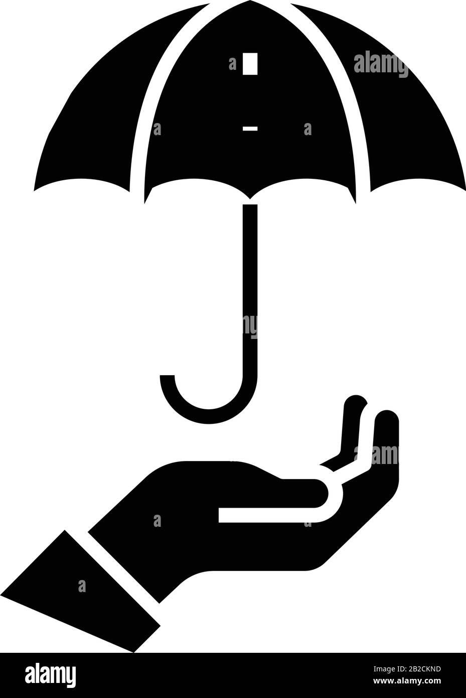 Law protection black icon, concept illustration, vector flat symbol ...