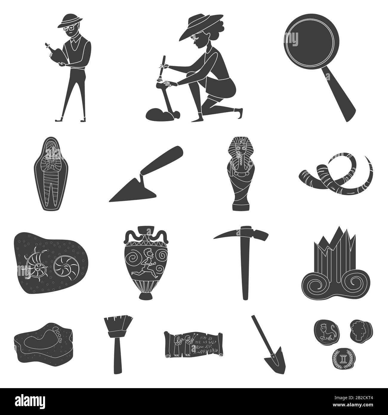 Isolated object of museum and attributes logo. Collection of museum and ...