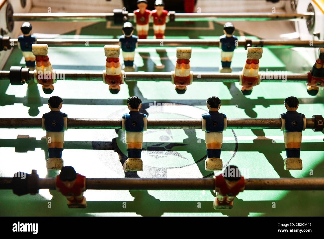 Old table soccer hi-res stock photography and images - Alamy