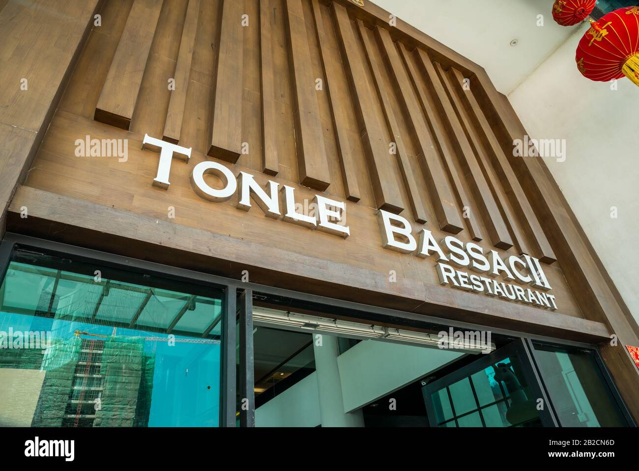 Tonle Bassac II Restaurant in Phnom Penh, Cambodia, Asia Stock Photo ...