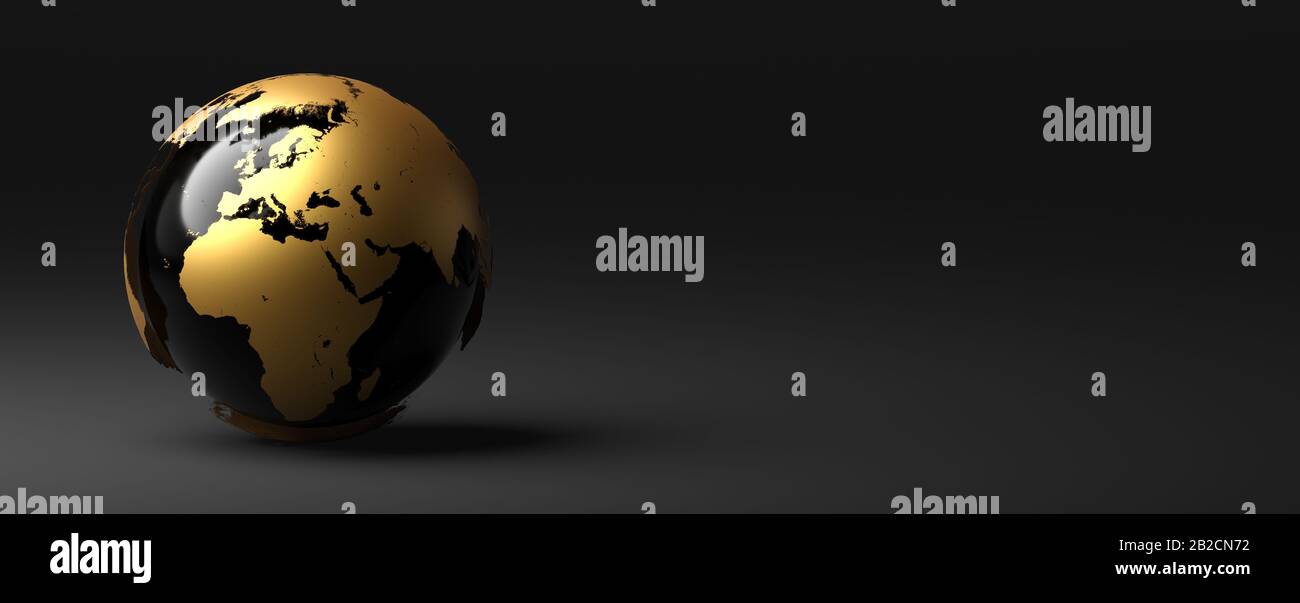 3D rendering modern earth globe Stock Photo - Alamy
