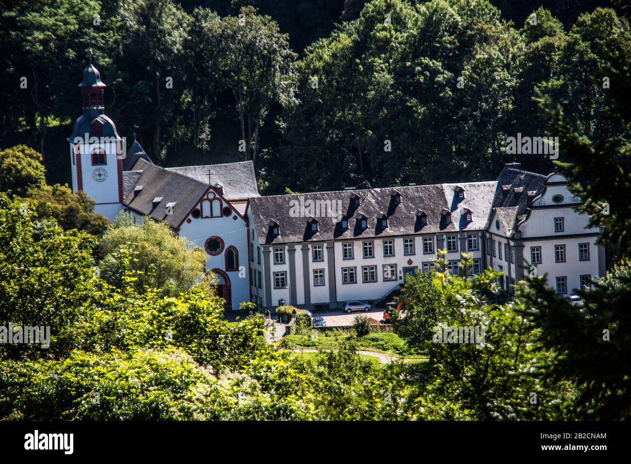 Church of the Assumption of Mary in Sayn in the Westerwald Stock Photo ...