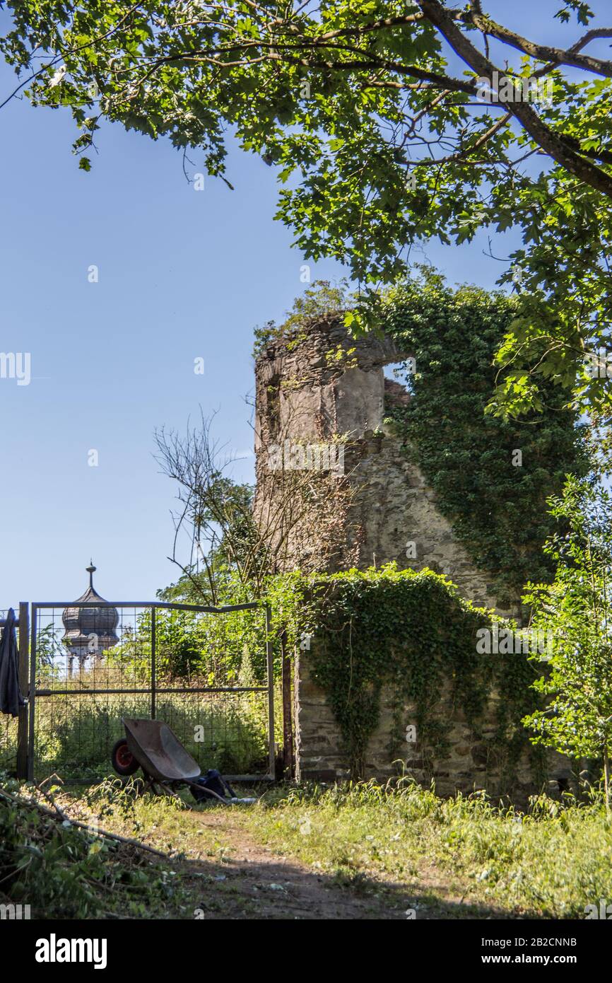 Sayn Castle in the Westerwald Stock Photo - Alamy