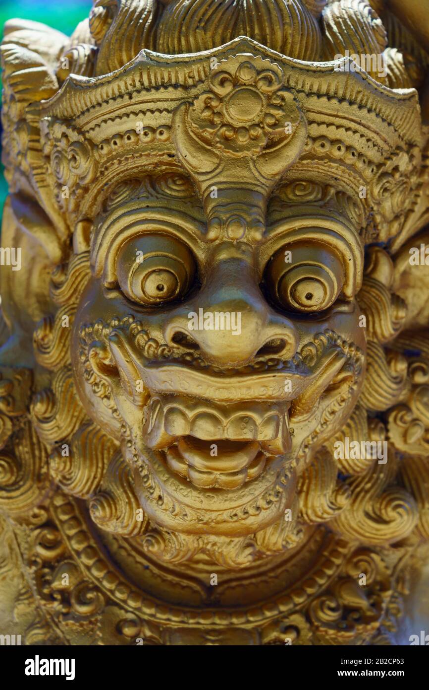 Ancient Balinese statue at the temple in Bali Indonesia Stock Photo - Alamy