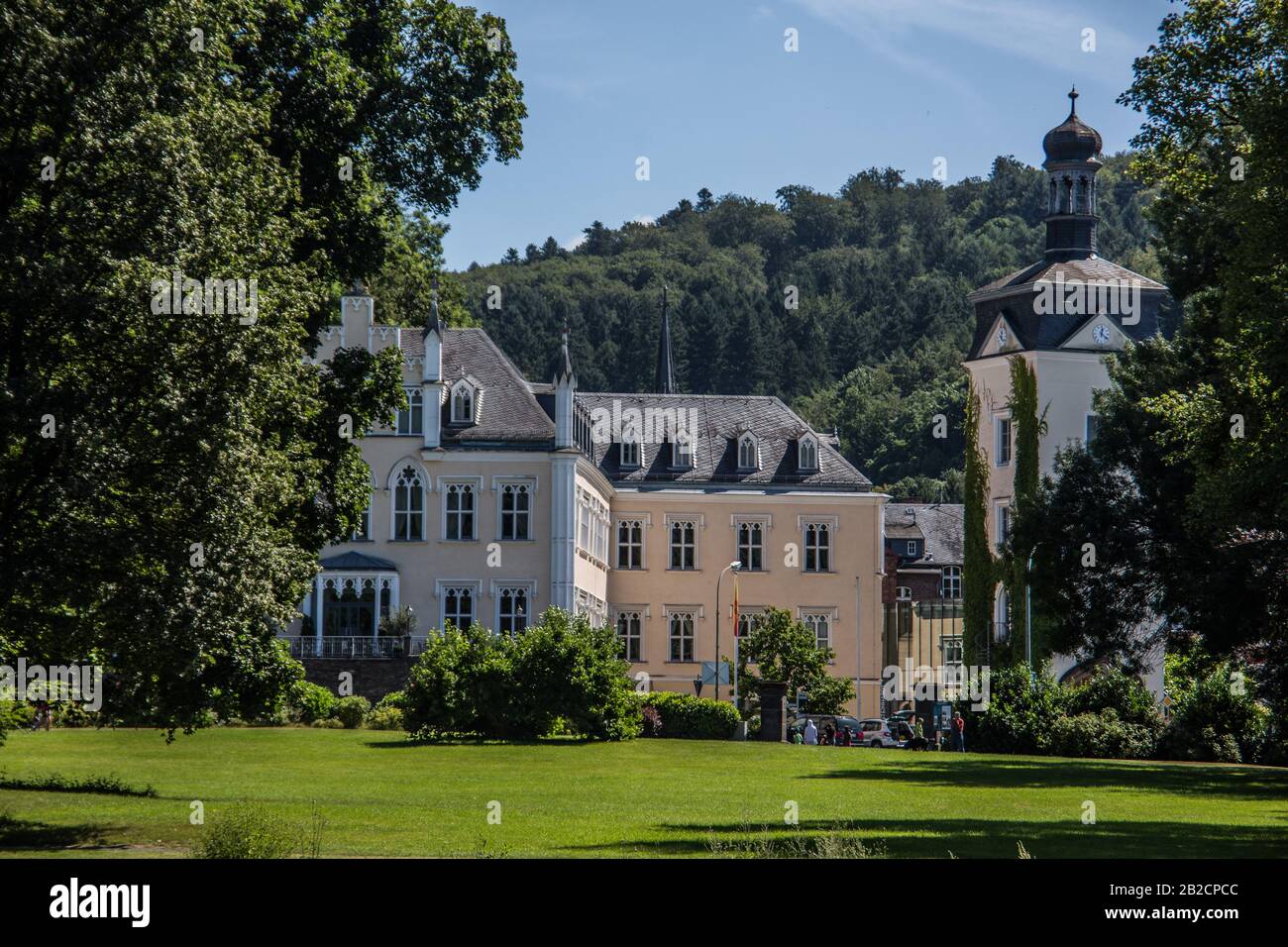 Sayn Castle in the Westerwald Stock Photo - Alamy